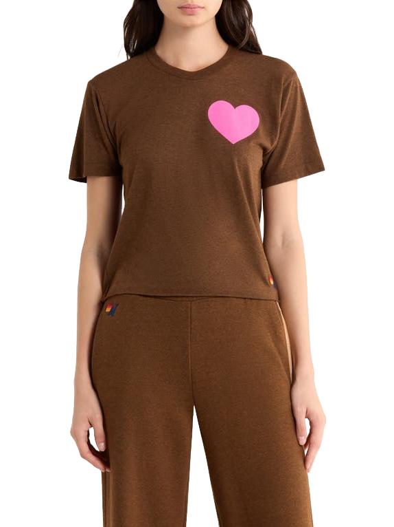 AVIATOR NATION Heart Boyfriend T-Shirt